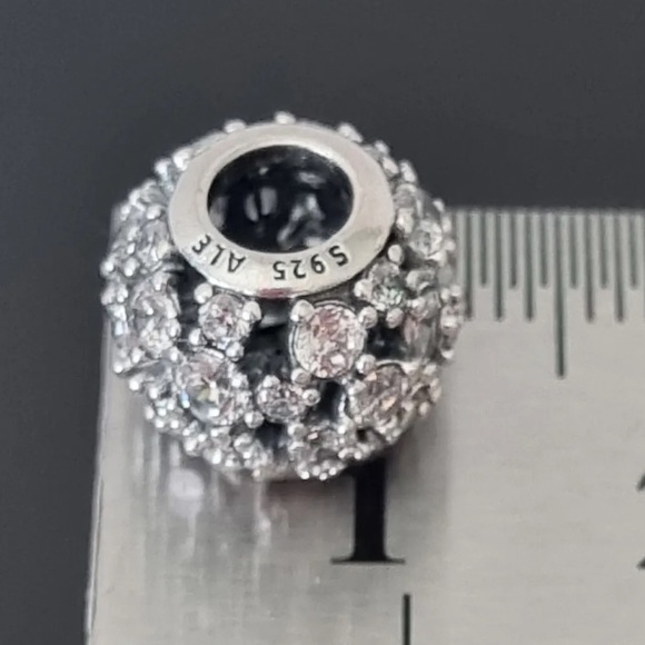 Pandora | Jewelry | Pandora Sparkling Round Open Work Charm | Poshmark